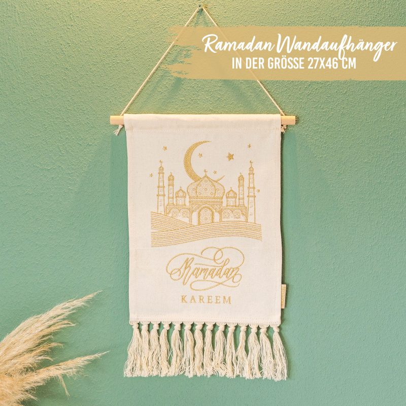 Ramadan Kissen goldene Laternen – Set 2 – Papierdrachen